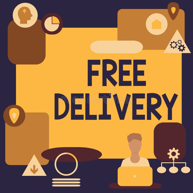 Conceptual Display Free Delivery. Word for Shipping Package Cargo ... Conceptual Display Free Delivery. Word for Shipping Package Cargo ...