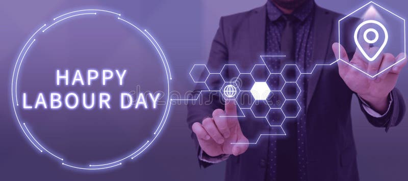Conceptual Caption Happy Labour Dayannual Holiday To Celebrate the ... Conceptual Caption Happy Labour Dayannual Holiday To Celebrate the ...