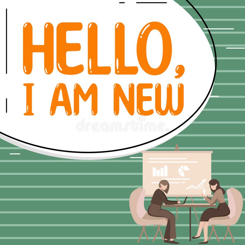 Conceptual Caption Hello, I am New. Business Showcase Introducing ... Conceptual Caption Hello, I am New. Business Showcase Introducing ...