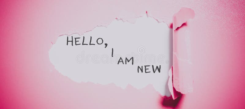 Conceptual Caption Hello, I am New. Business Idea Introducing Oneself ... Conceptual Caption Hello, I am New. Business Idea Introducing Oneself ...