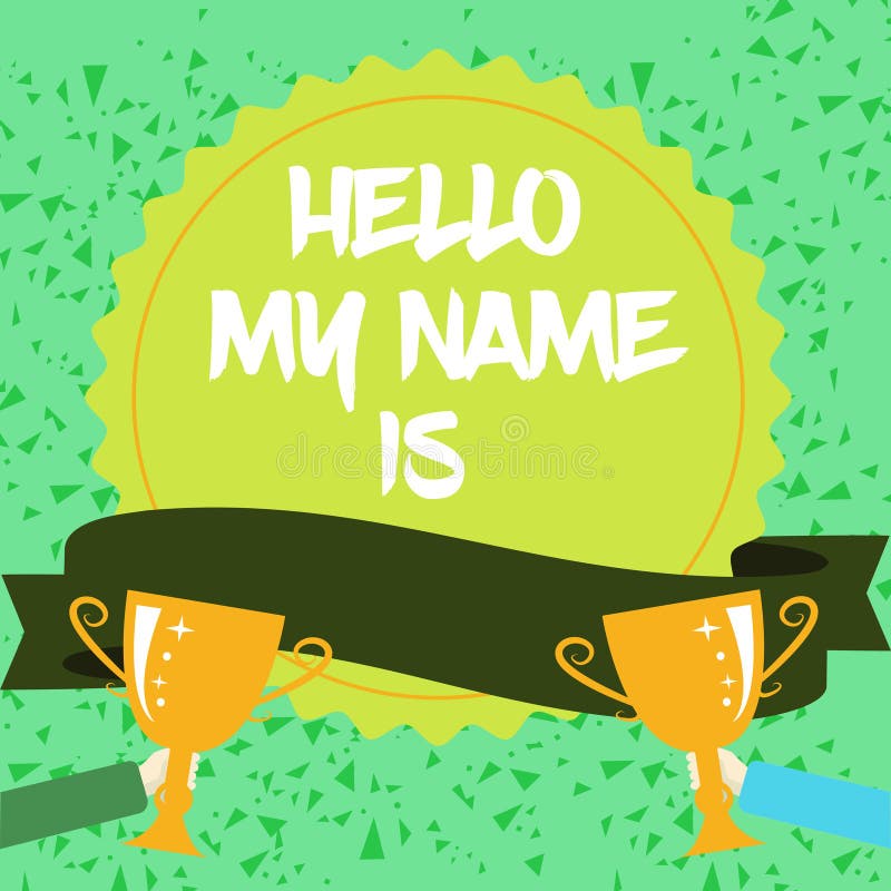 Conceptual Caption Hello My Name is. Concept Meaning Introducing ... Conceptual Caption Hello My Name is. Concept Meaning Introducing ...