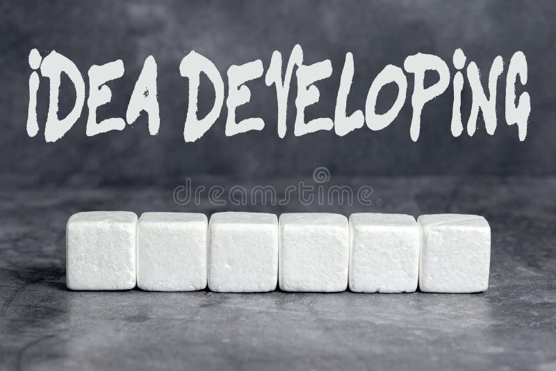 Writing Displaying Text Idea Developing. Business Showcase Innovating ...