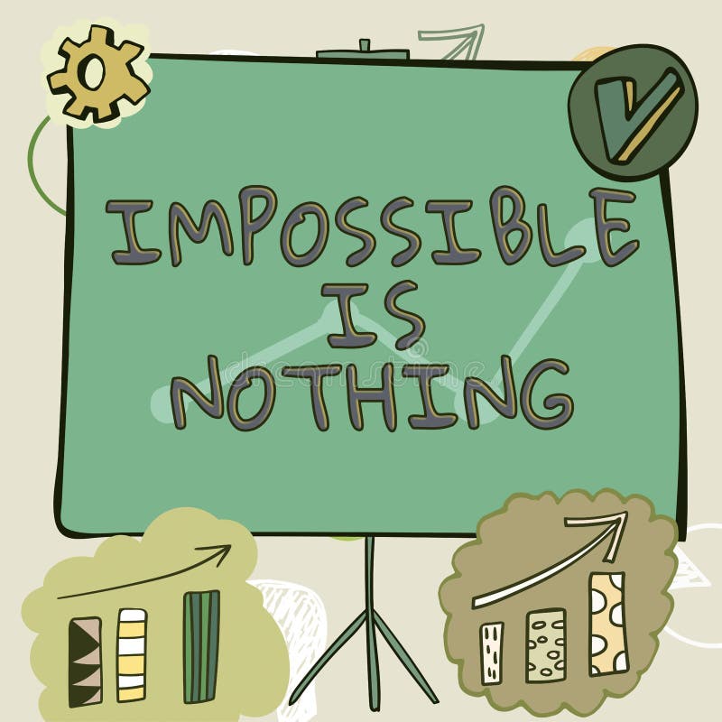 Conceptual Caption Impossible is Nothing. Business Approach Anything is ...