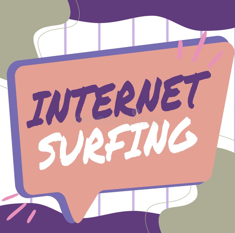Writing Displaying Text Internet Surfing. Internet Concept Browsing ...