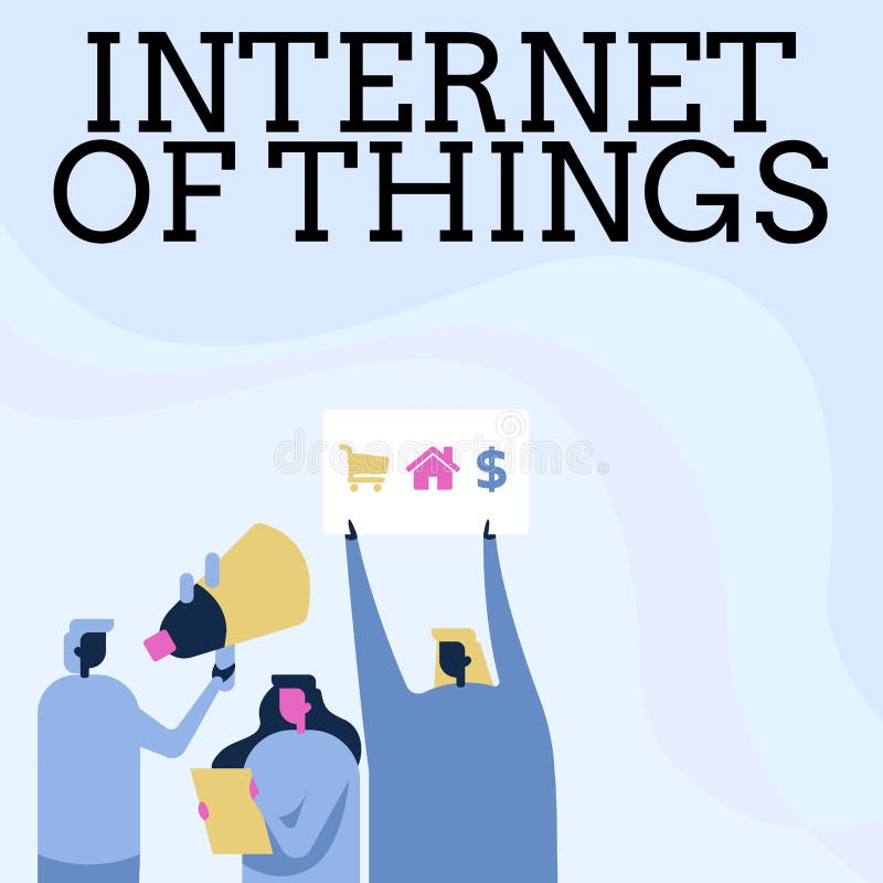 Conceptual Caption Internet of Things. Business Concept Connection of ... Conceptual Caption Internet of Things. Business Concept Connection of ...