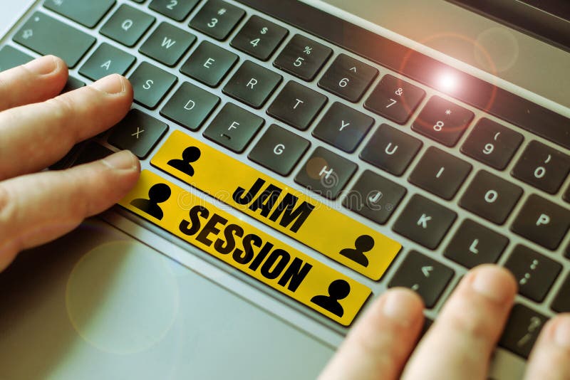 Text Showing Inspiration Jam Session. Internet Concept Impromptu ... Text Showing Inspiration Jam Session. Internet Concept Impromptu ...