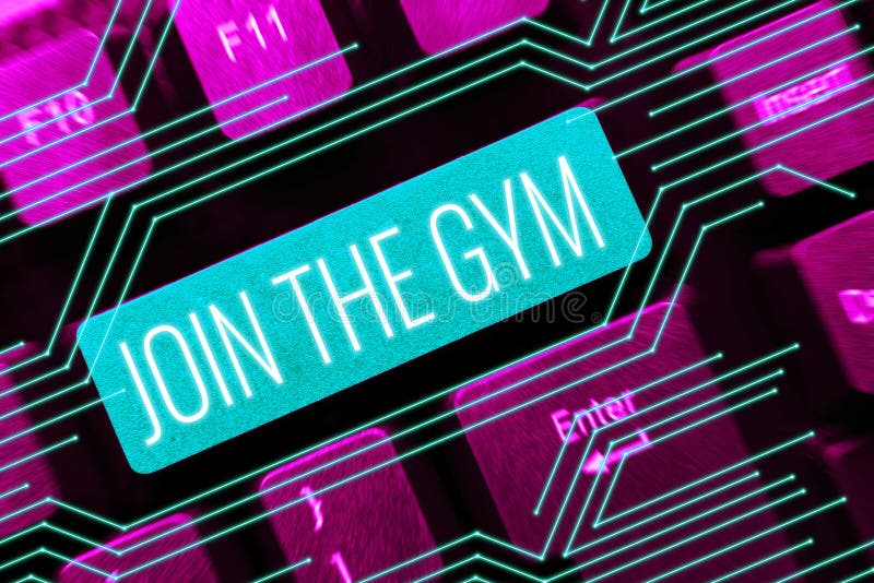 Conceptual Caption Join the Gym. Internet Concept Motivation To Start ... Conceptual Caption Join the Gym. Internet Concept Motivation To Start ...