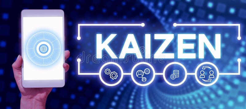 Conceptual Caption Kaizen. Business Idea a Japanese Business Philosophy ... Conceptual Caption Kaizen. Business Idea a Japanese Business Philosophy ...