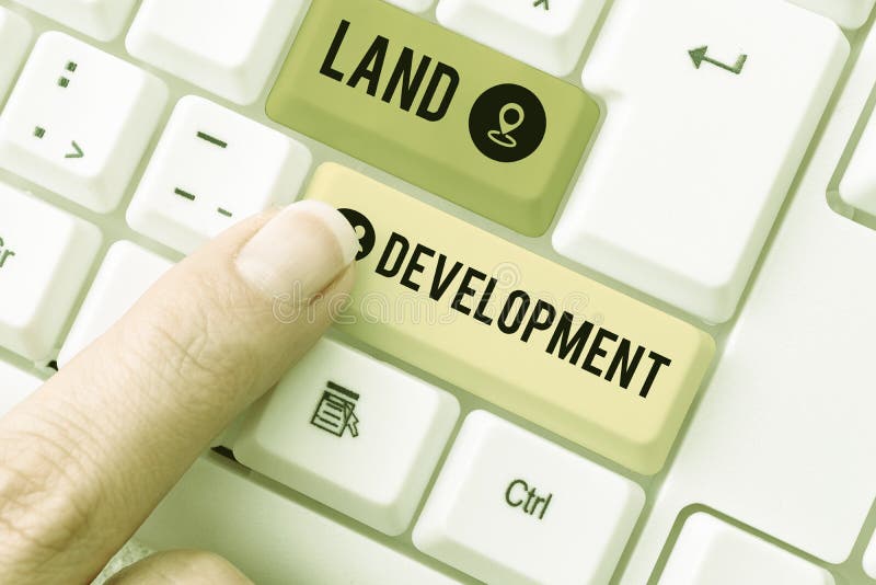 Conceptual Caption Land Development. Concept Meaning Learn To Develop ...