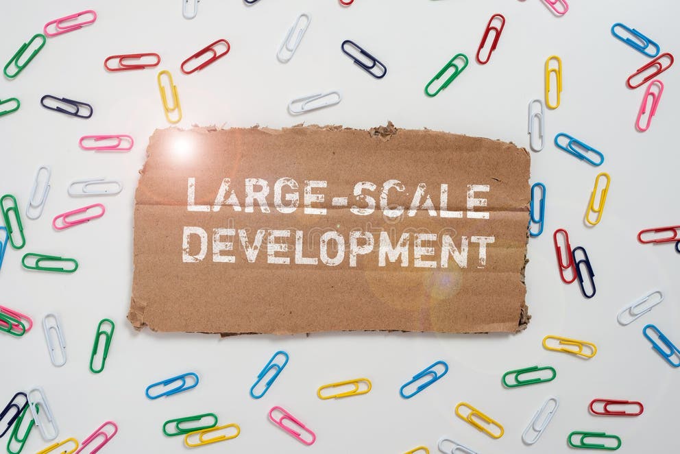 Conceptual Caption Large Scale Development. Word for Develop on an ...