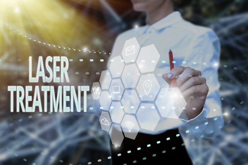 Conceptual Caption Laser Treatment. Internet Concept Any of Various ...