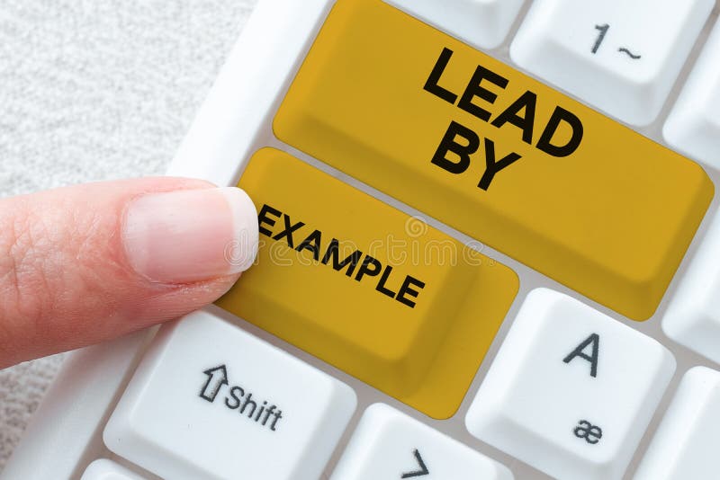 Conceptual Caption Lead by Example. Word for Be a Role Model by ... Conceptual Caption Lead by Example. Word for Be a Role Model by ...