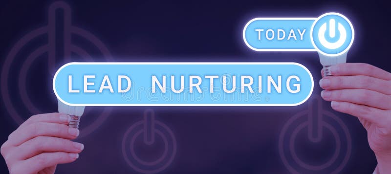 Conceptual Caption Lead Nurturing. Word for Method of Building a ...