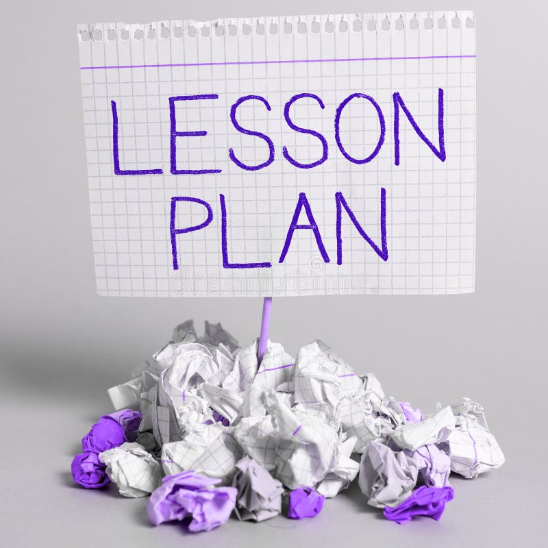 Conceptual Caption Lesson Plan. Business Overview a Teacher S Detailed ...