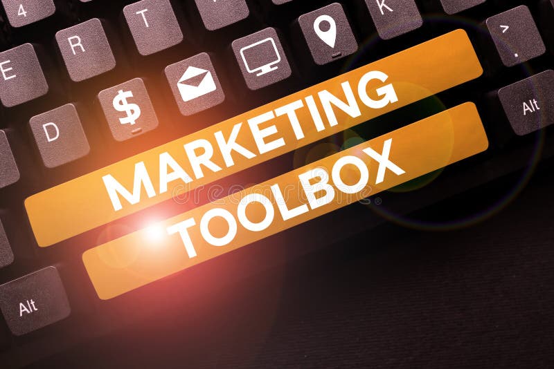 Conceptual Caption Marketing Toolbox. Business Showcase Means in ... Conceptual Caption Marketing Toolbox. Business Showcase Means in ...