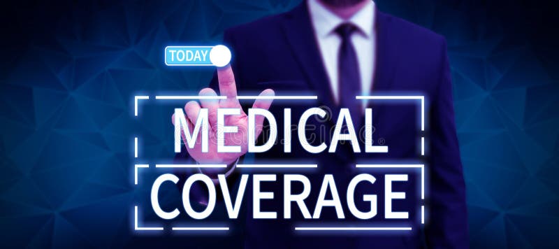 Hand Writing Sign Medical Coverage. Business Idea Inclusion within the ...