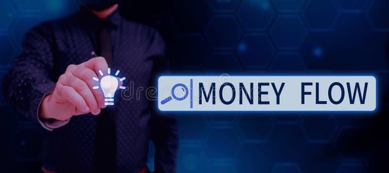 Text Sign Showing Money Flow. Word for the Increase or Decrease in the ...
