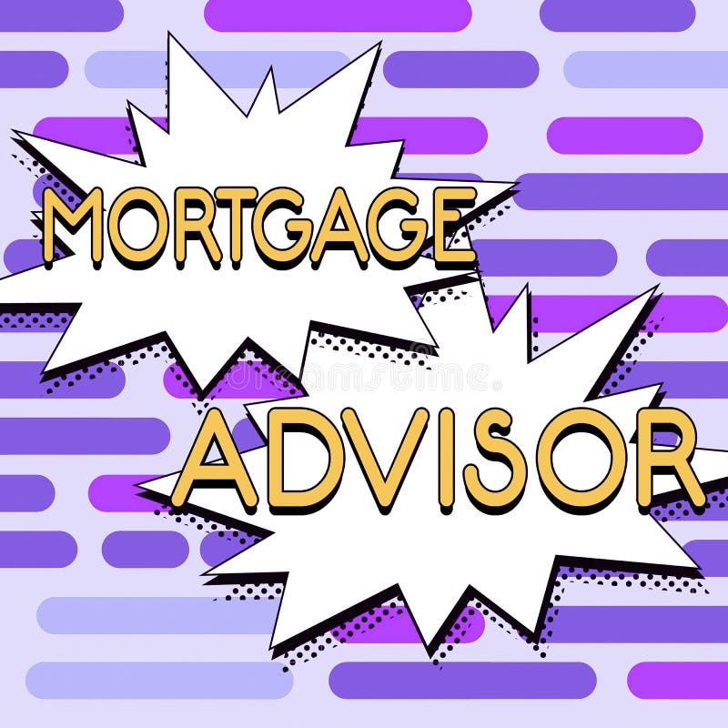 Conceptual Caption Mortgage Advisor. Business Approach Developing and ...