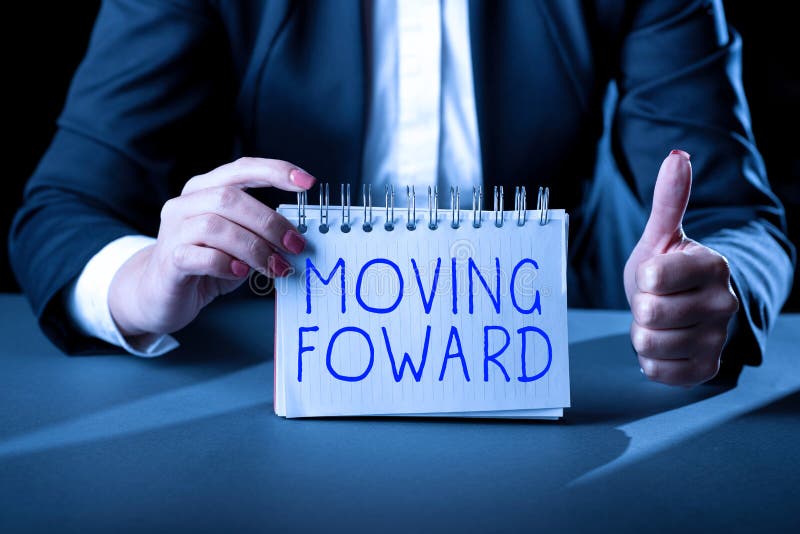 Conceptual Caption Moving Foward. Word Written on Towards a Point Move ... Conceptual Caption Moving Foward. Word Written on Towards a Point Move ...