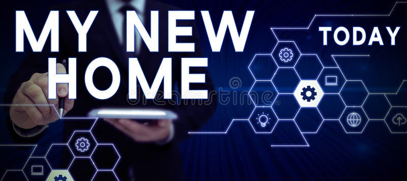 Conceptual Caption My New Home. Business Overview Relocation Moving To ... Conceptual Caption My New Home. Business Overview Relocation Moving To ...