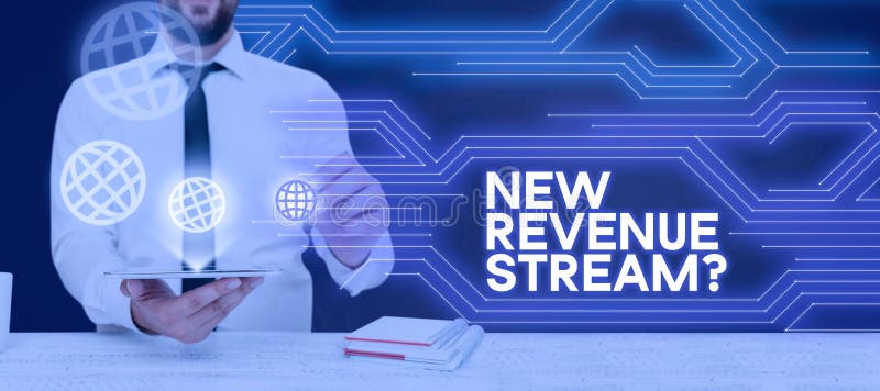 Conceptual Caption New Revenue Stream Question. Business Concept ... Conceptual Caption New Revenue Stream Question. Business Concept ...