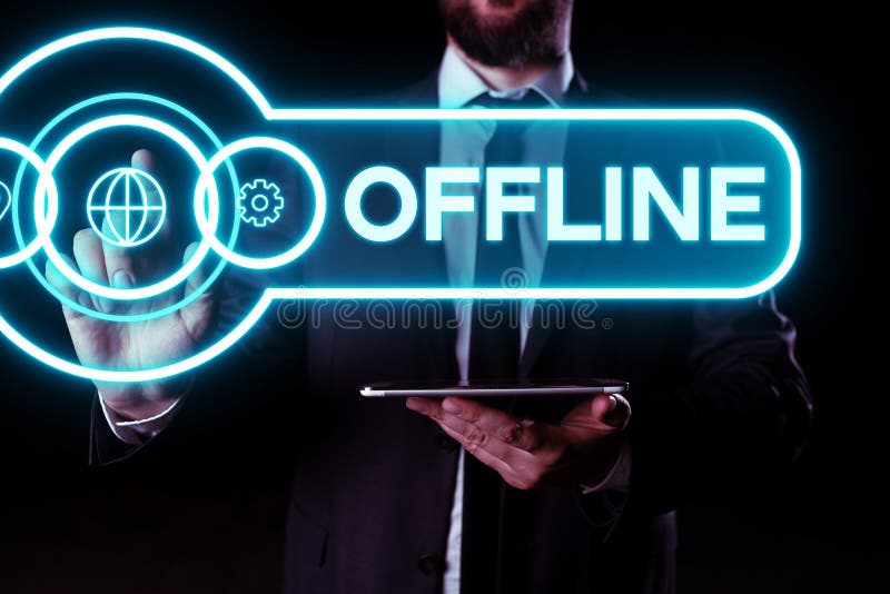 Conceptual Caption Offline. Business Showcase Not Having Directly ...