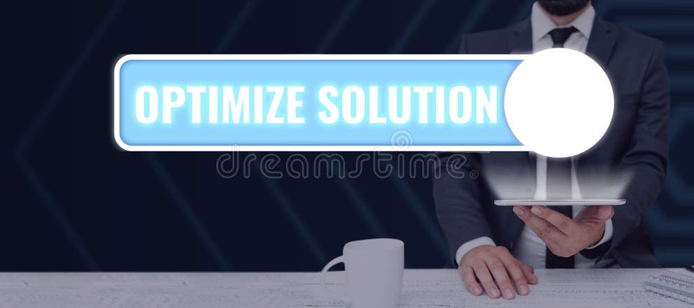 Writing Displaying Text Optimize Solution Business Idea Process Of Finding The Greatest Value