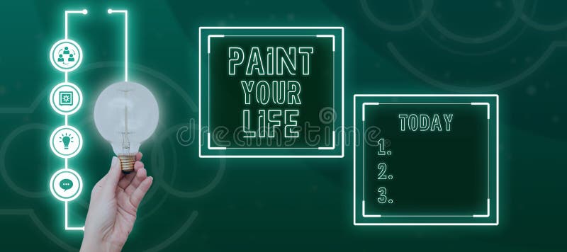 Conceptual Caption Paint Your Life. Conceptual Photo Taking Control and ... Conceptual Caption Paint Your Life. Conceptual Photo Taking Control and ...