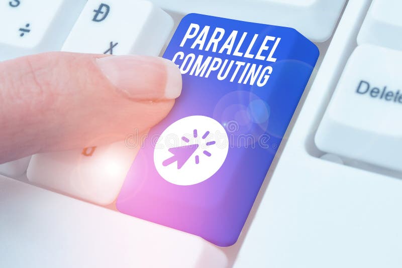 Conceptual Caption Parallel Computing. Business Concept Simultaneous ... Conceptual Caption Parallel Computing. Business Concept Simultaneous ...