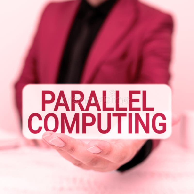 Text Caption Presenting Parallel Computing. Word for Simultaneous ... Text Caption Presenting Parallel Computing. Word for Simultaneous ...