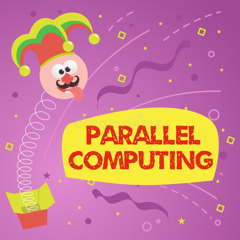 Text Caption Presenting Parallel Computing. Word for Simultaneous ... Text Caption Presenting Parallel Computing. Word for Simultaneous ...