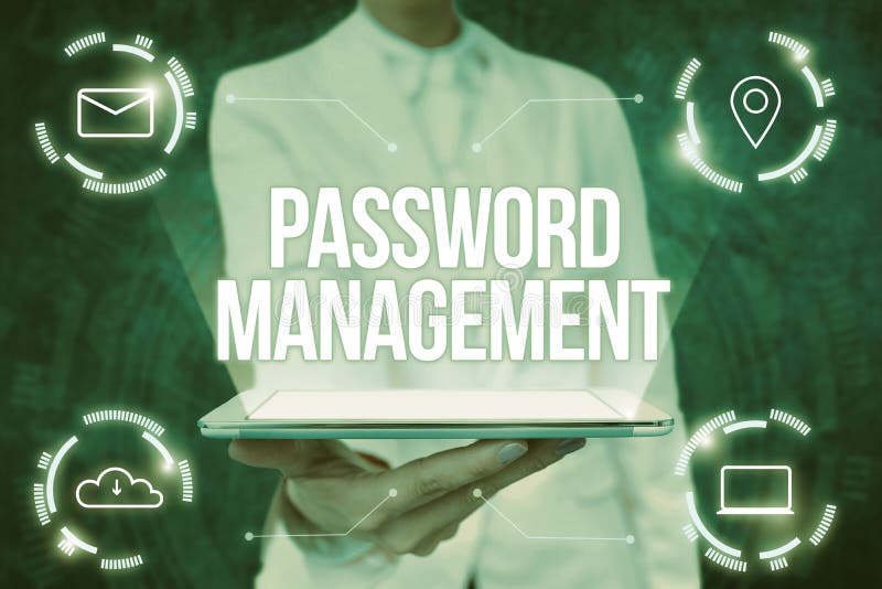Inspiration Showing Sign Password Management. Concept Meaning Software ...
