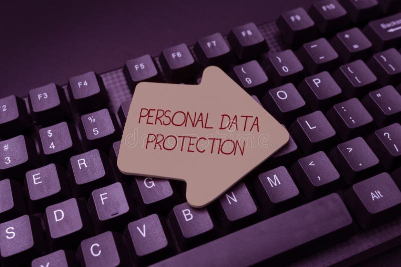 Conceptual Caption Personal Data Protection. Business Idea Protecting ... Conceptual Caption Personal Data Protection. Business Idea Protecting ...
