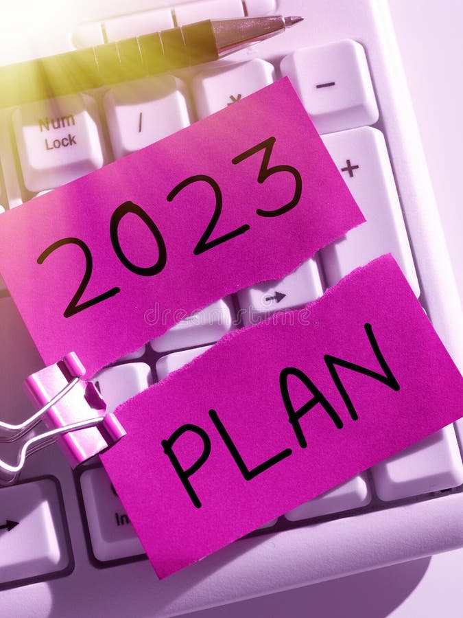 Conceptual Display 2023 Plan. Word for Setting Up Your Goals and Plans ...