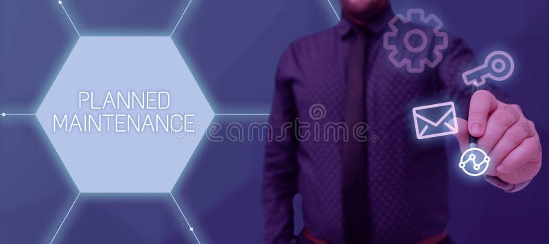 Conceptual Display Planned Maintenance. Internet Concept Check Ups To ...