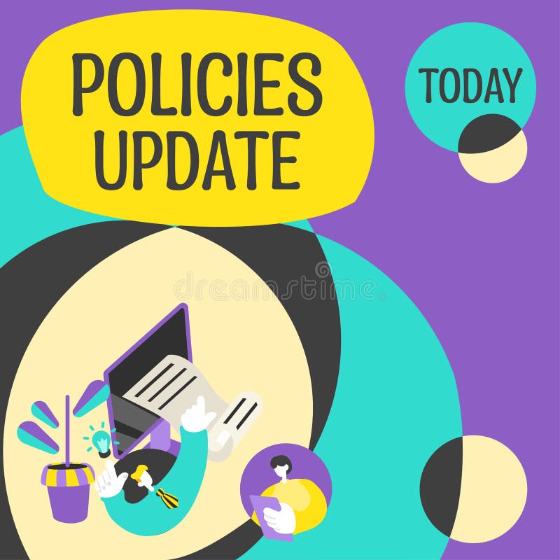 Conceptual Caption Policies Update. Word for Act of Adding New ...