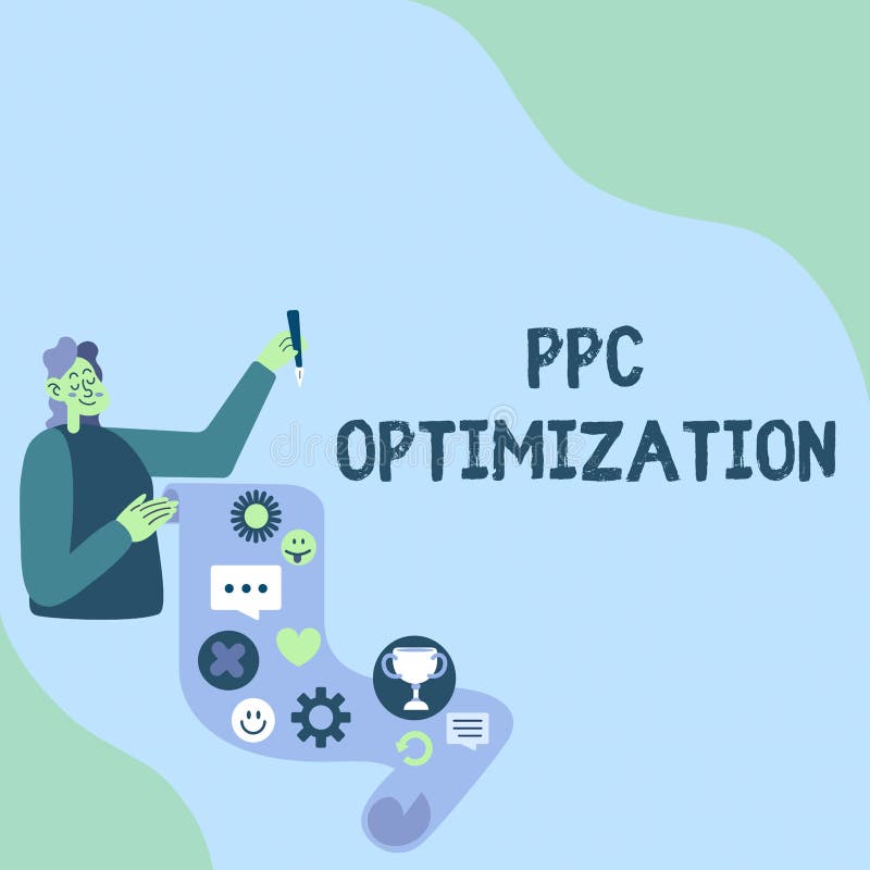 Text Caption Presenting Ppc Optimization. Word Written on Enhancement ... Text Caption Presenting Ppc Optimization. Word Written on Enhancement ...