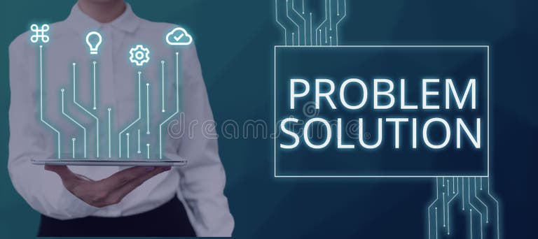 Text Showing Inspiration Problem Solutionsolving Consists of Using Generic Methods in Orderly ...