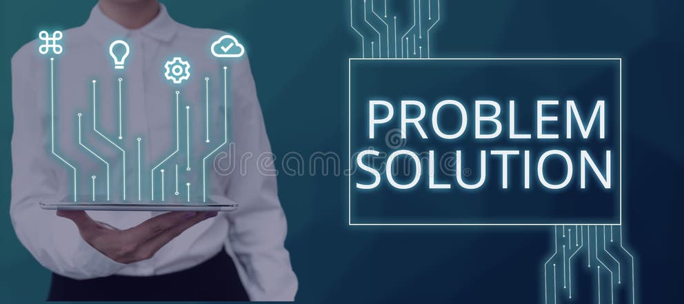 Text Showing Inspiration Problem Solutionsolving Consists of Using Generic Methods in Orderly ...