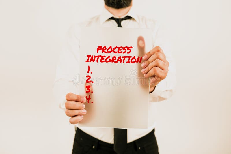 Text Showing Inspiration Process Integration. Conceptual Photo ... Text Showing Inspiration Process Integration. Conceptual Photo ...