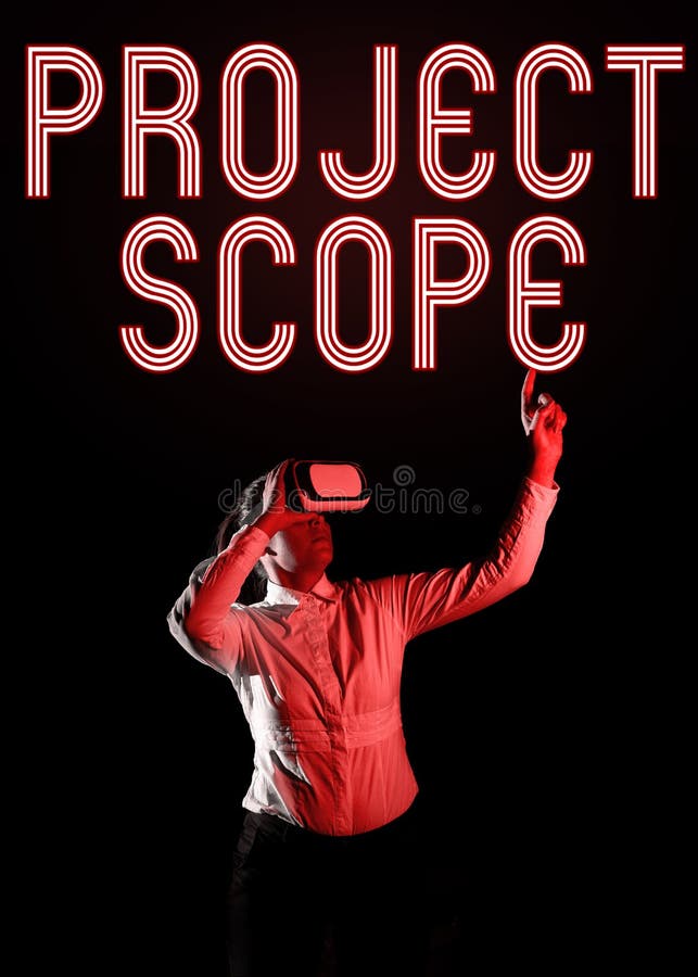Text Caption Presenting Project Scope. Business Idea Evaluation of Work ... Text Caption Presenting Project Scope. Business Idea Evaluation of Work ...