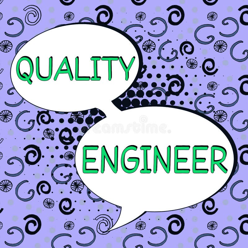 Writing Displaying Text Quality Engineer. Business Concept Findings of ...