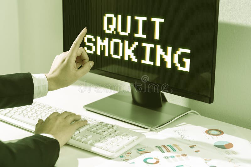 Conceptual Caption Quit Smoking. Conceptual Photo Discontinuing or ... Conceptual Caption Quit Smoking. Conceptual Photo Discontinuing or ...