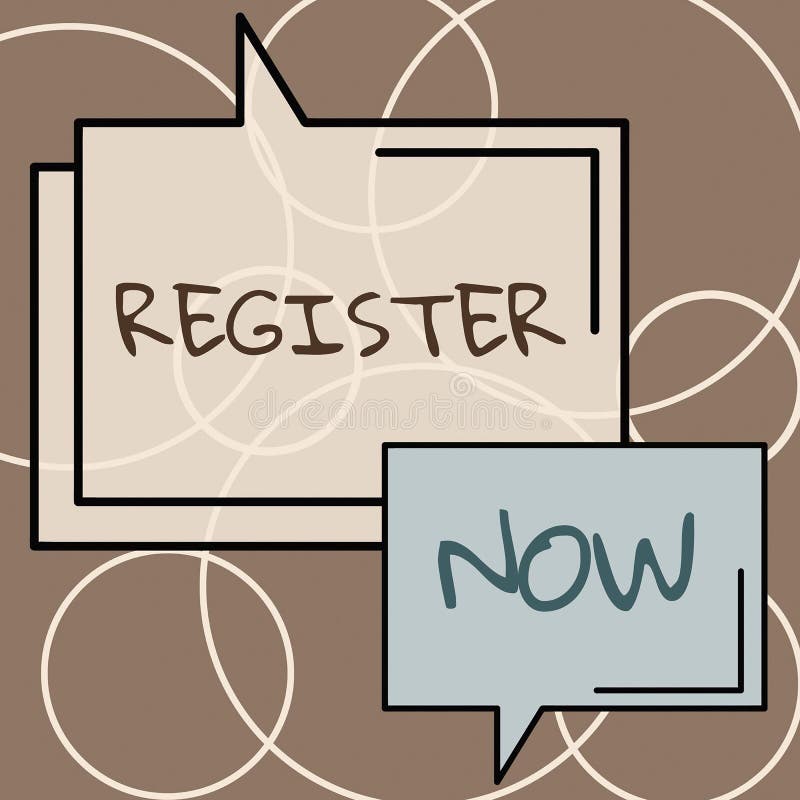 Conceptual Caption Register Now. Word for Name in an Official List ... Conceptual Caption Register Now. Word for Name in an Official List ...