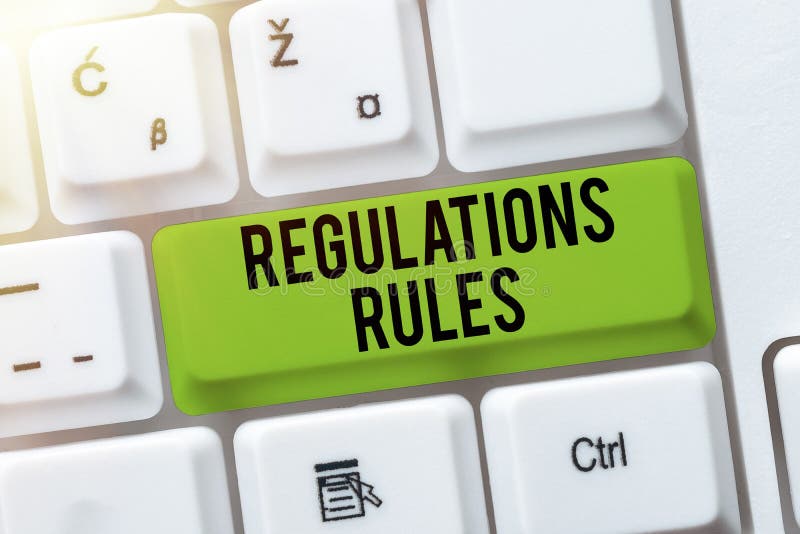 Conceptual Caption Regulations RulesStandard Statement Procedure Govern ...