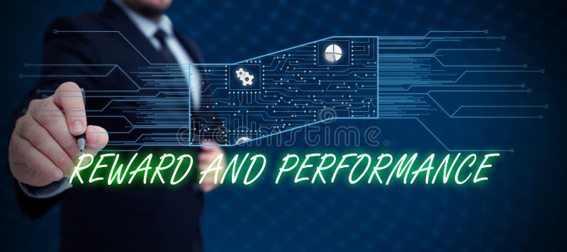 Inspiration Showing Sign Reward and Performance. Conceptual Photo Given ...