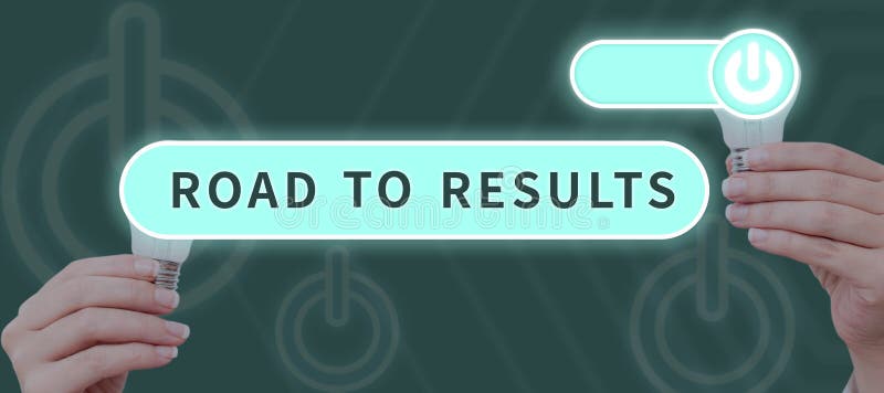 Conceptual Caption Road To Results. Word Written on Business Direction ... Conceptual Caption Road To Results. Word Written on Business Direction ...