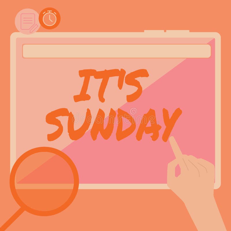 Conceptual Caption it S Sunday. Concept Meaning Day of Rest and ... Conceptual Caption it S Sunday. Concept Meaning Day of Rest and ...