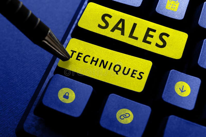 Conceptual Display Sales Techniques. Business Concept Looking for an ...