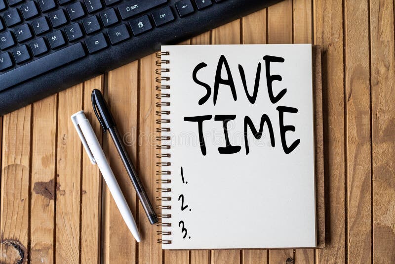 Conceptual Caption Save Time. Conceptual Photo To Do Something More ...